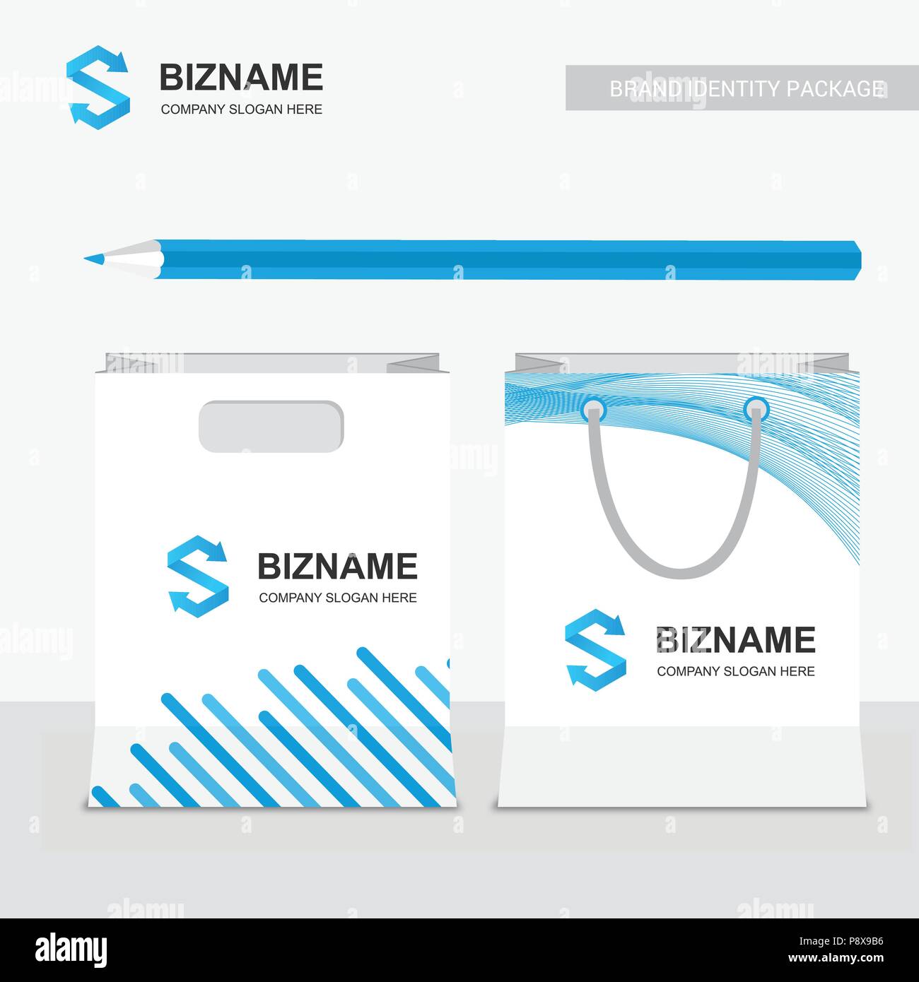 Company Shopping bags design with stylish look. For web design and ...
