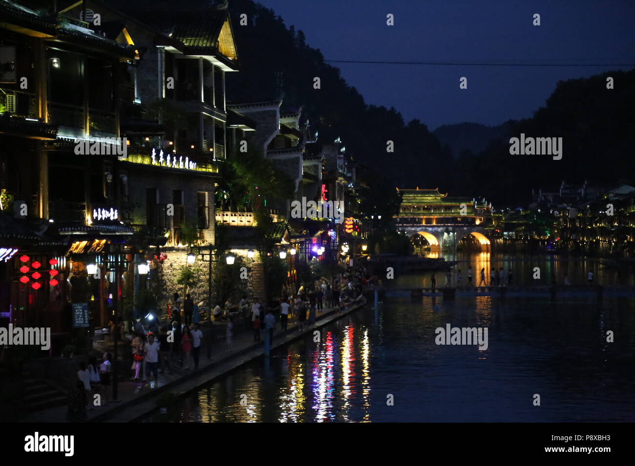 Fenghuang Ancient Water City in China Stock Photo - Alamy