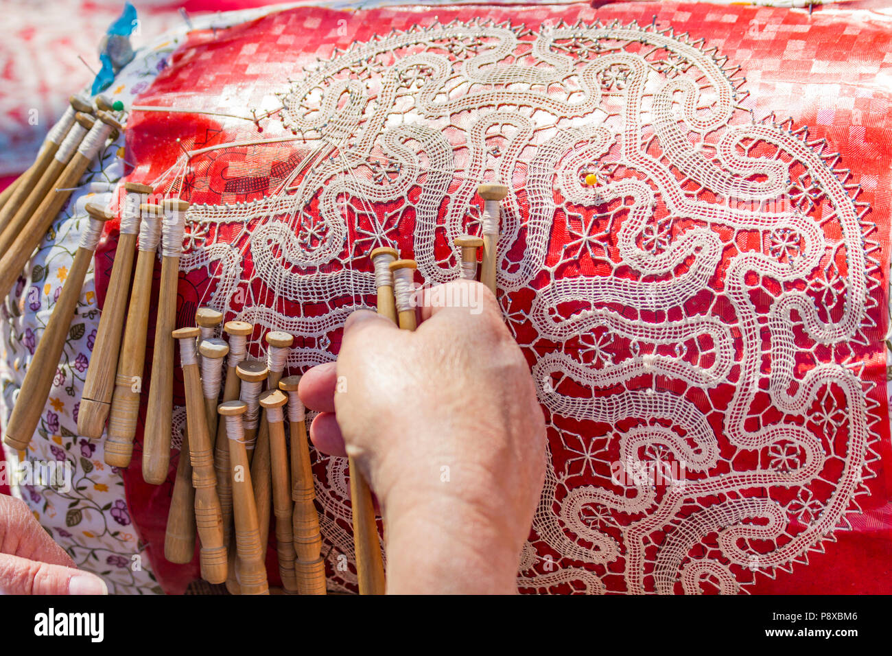 Manual lacework hi-res stock photography and images - Alamy
