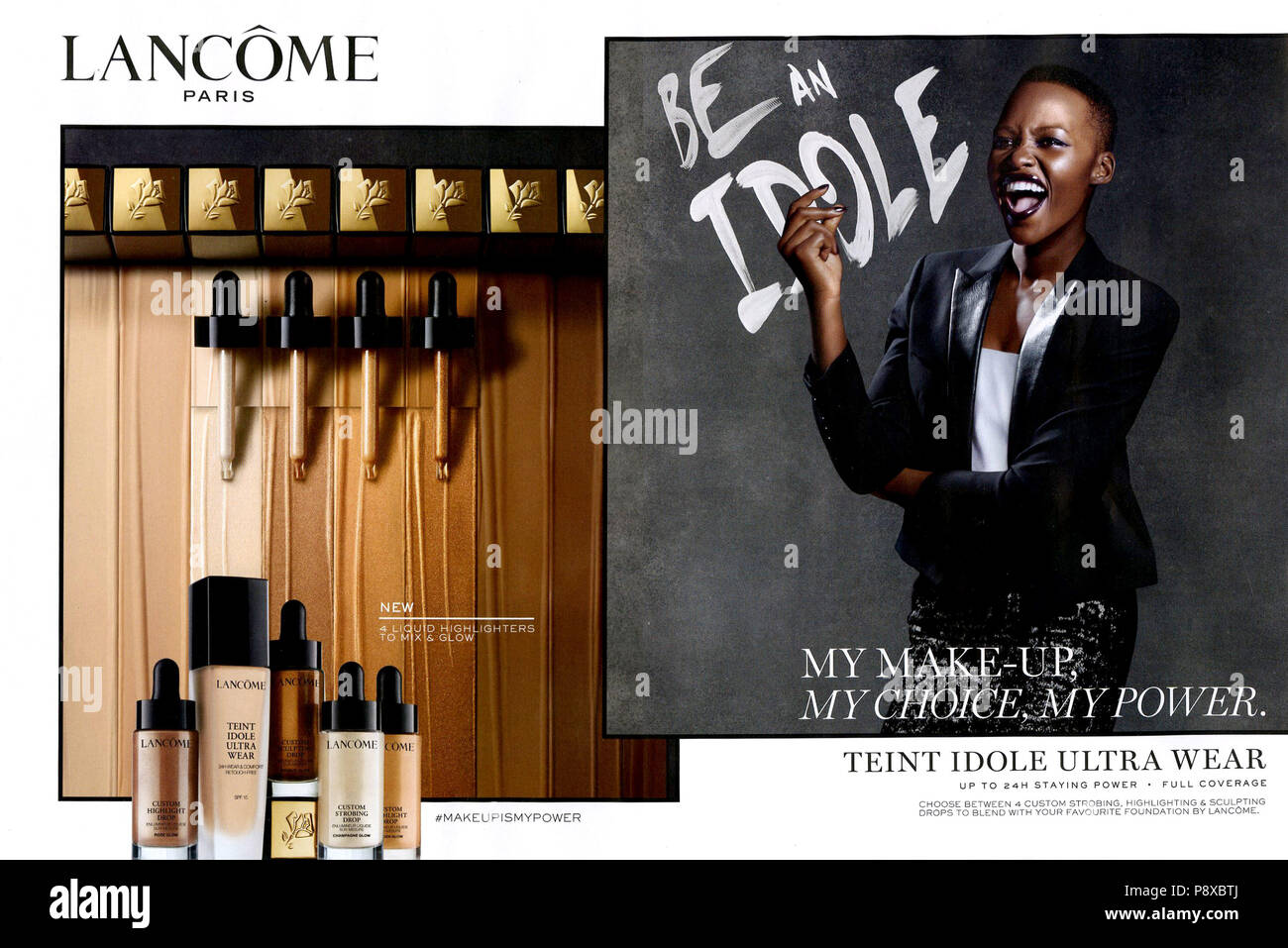 Lancome advert hi-res stock photography and images - Alamy