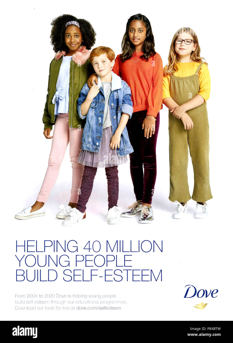 2010s UK Dove Magazine Advert Stock Photo - Alamy