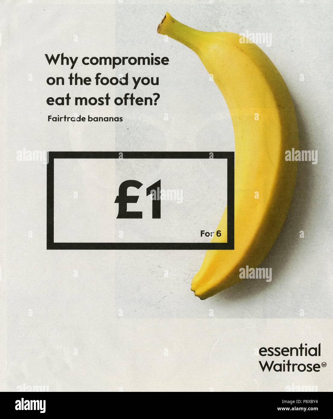 2010s UK Waitrose Magazine Advert Stock Photo - Alamy