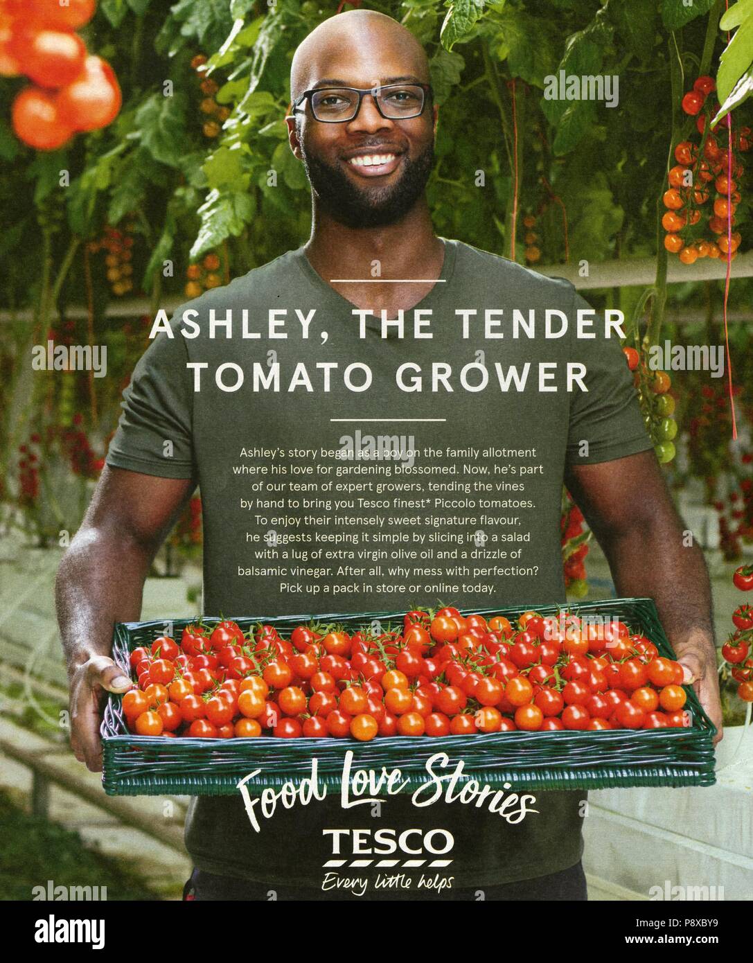 2010s UK Tesco Magazine Advert Stock Photo - Alamy