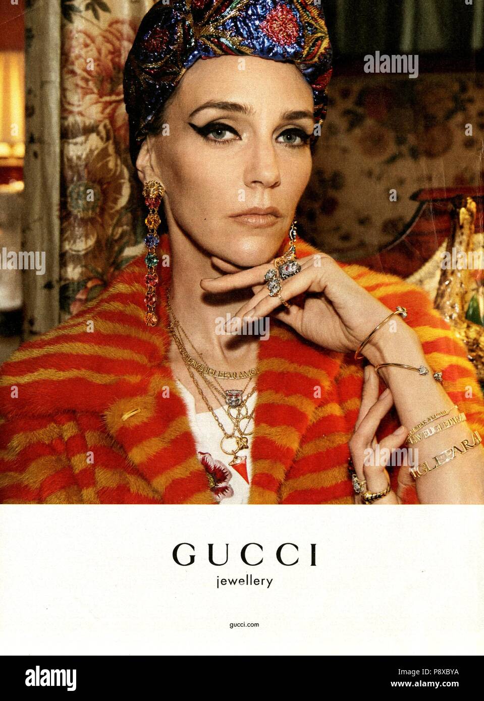 2010s UK Gucci Magazine Advert Stock Photo - Alamy