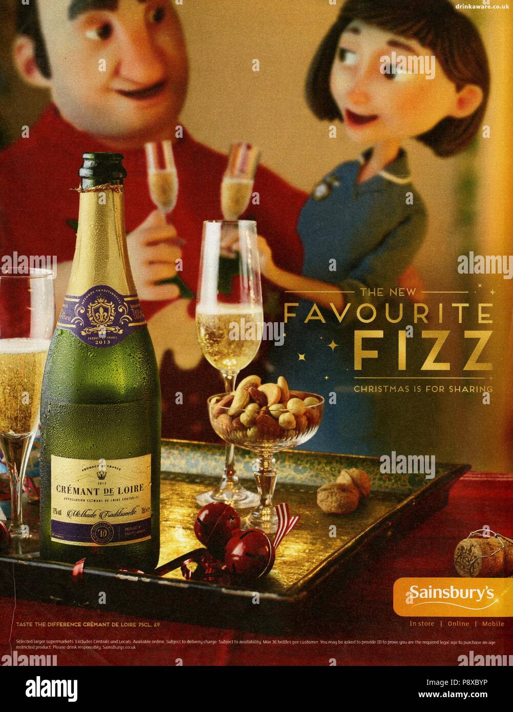 2010s UK Sainsbury's Magazine Advert Stock Photo - Alamy