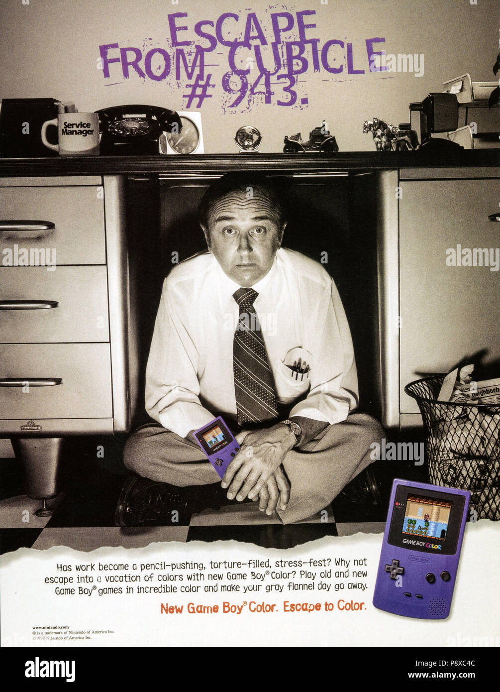 1990s USA Game Boy Magazine Advert Stock Photo - Alamy