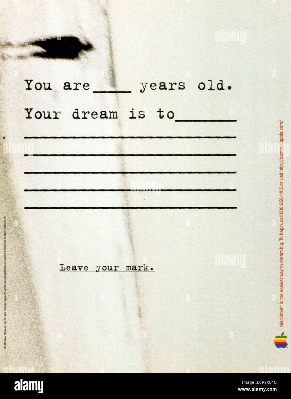 1990s USA Apple Magazine Advert Stock Photo - Alamy