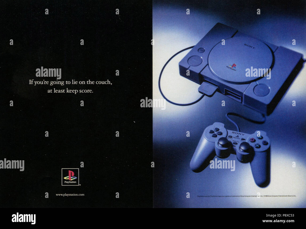 1990s USA Playstation Magazine Advert Stock Photo - Alamy
