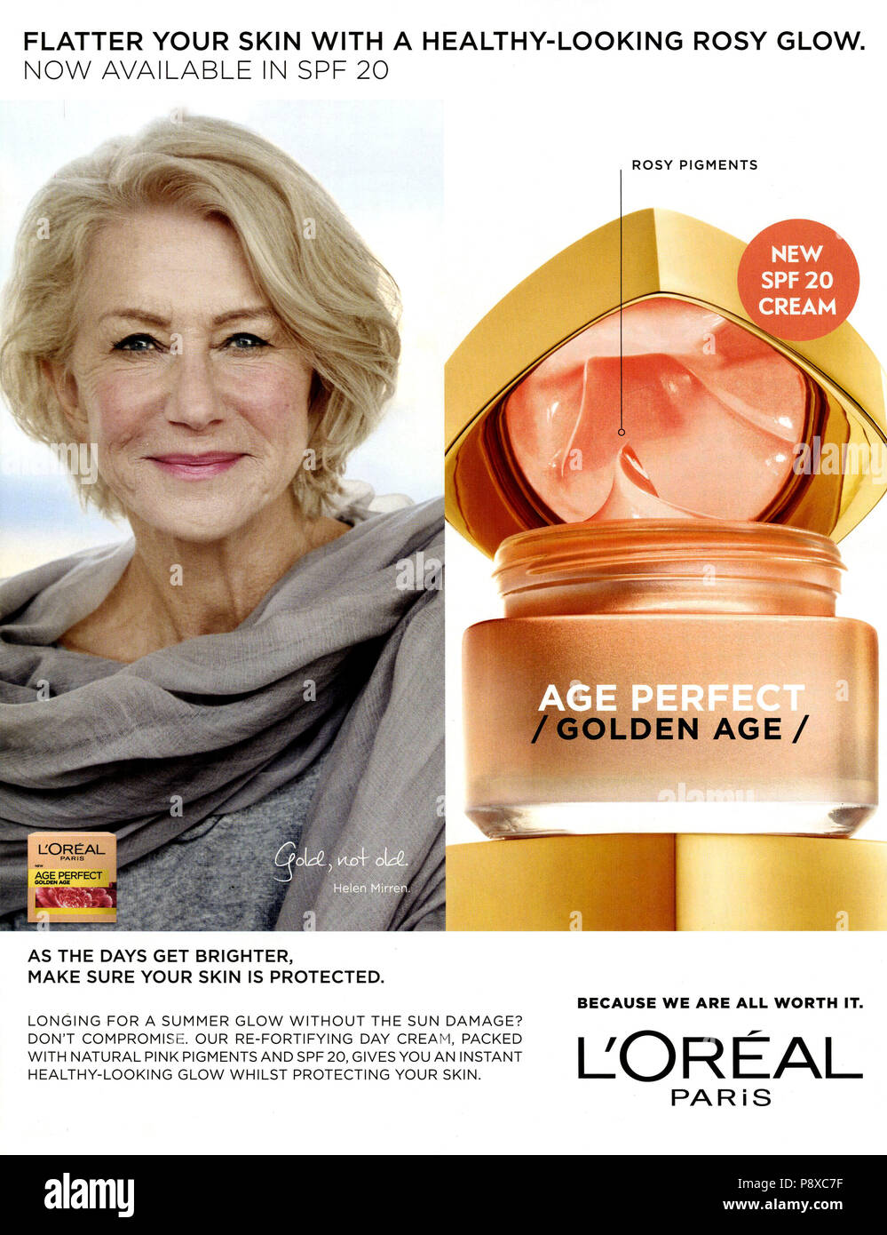 2010s uk loreal magazine advert hi-res stock photography and images - Alamy