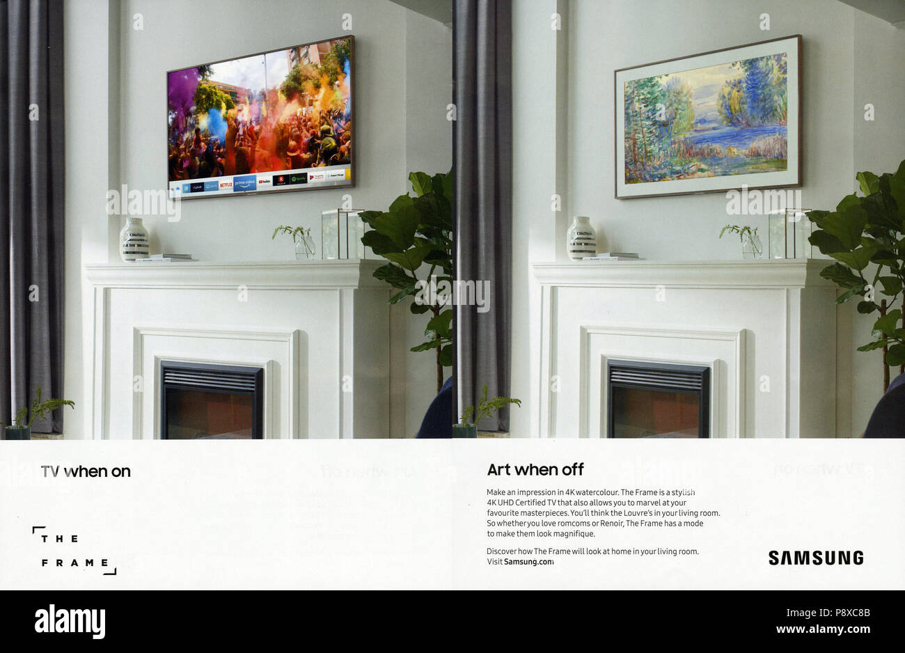 2010s UK Samsung Magazine Advert Stock Photo - Alamy