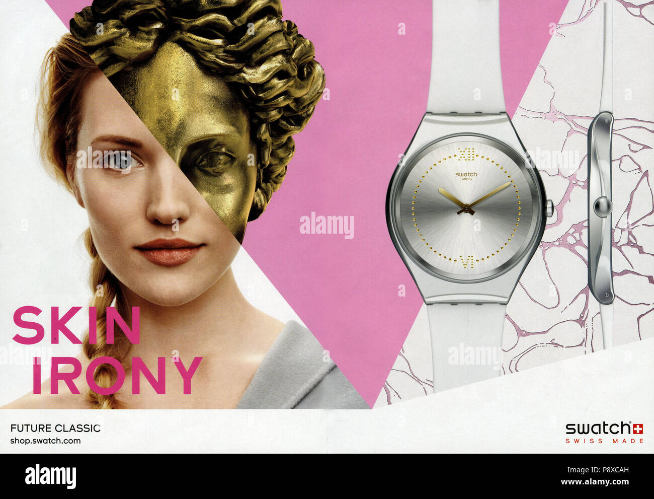 2010s UK Swatch Magazine Advert Stock Photo - Alamy