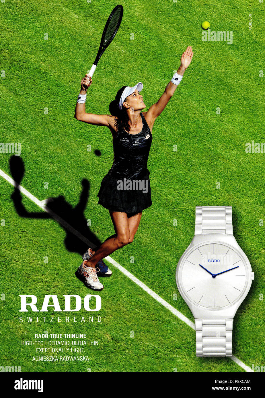 2010s UK Rado Magazine Advert Stock Photo - Alamy