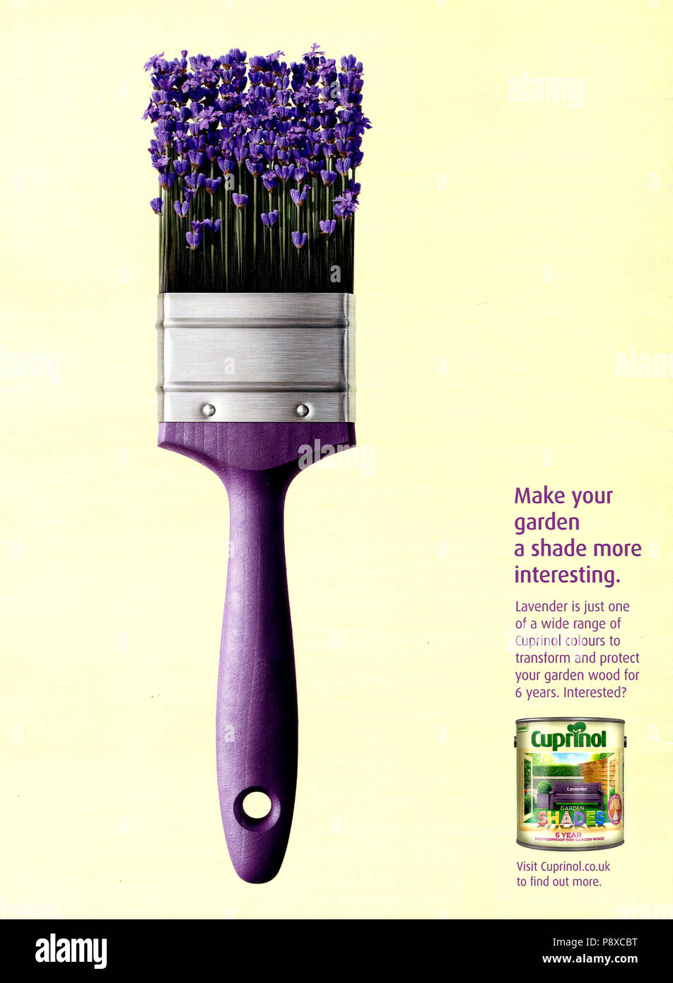 2010s UK Cuprinol Magazine Advert Stock Photo - Alamy