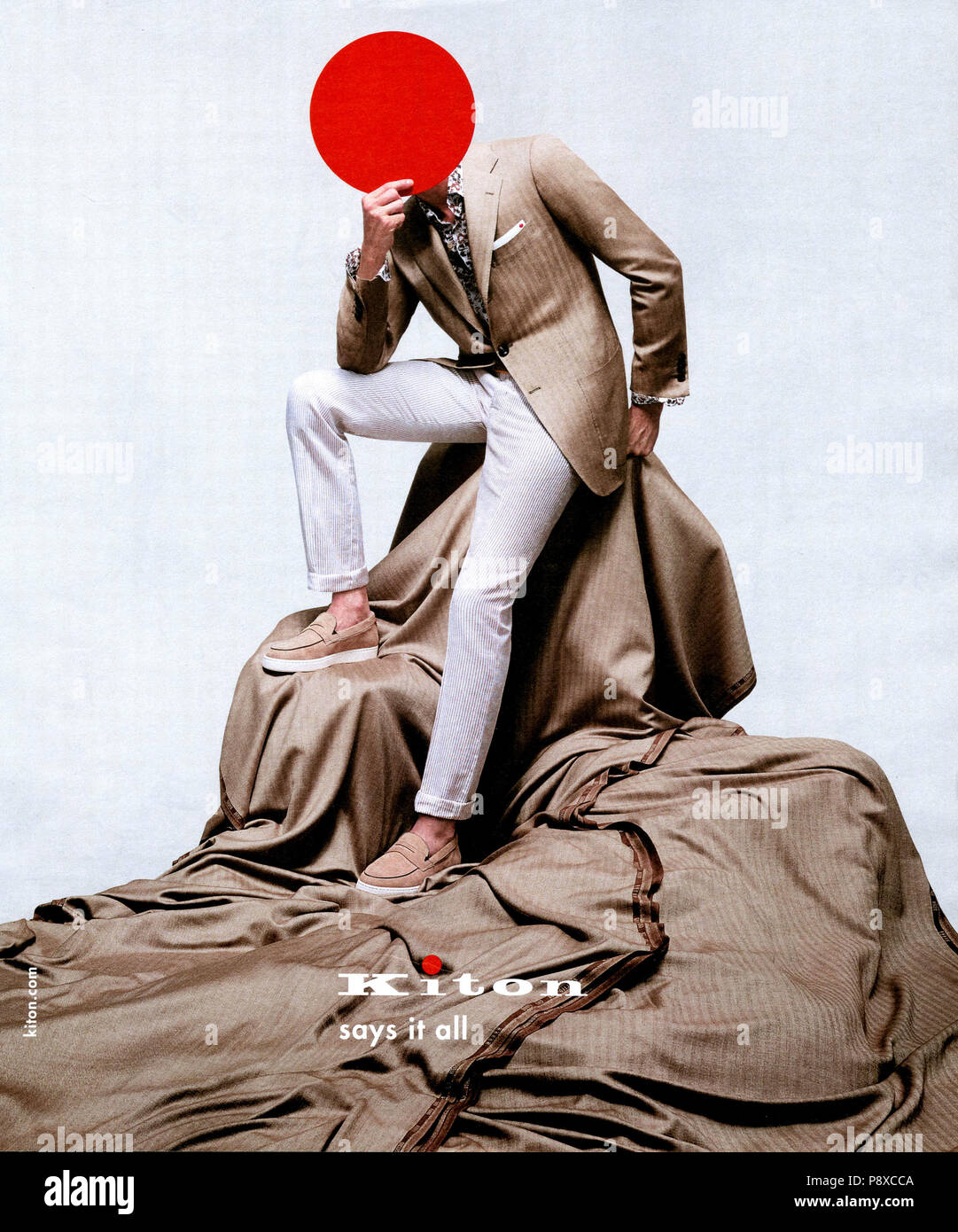 2010s UK Kiton Magazine Advert Stock Photo - Alamy