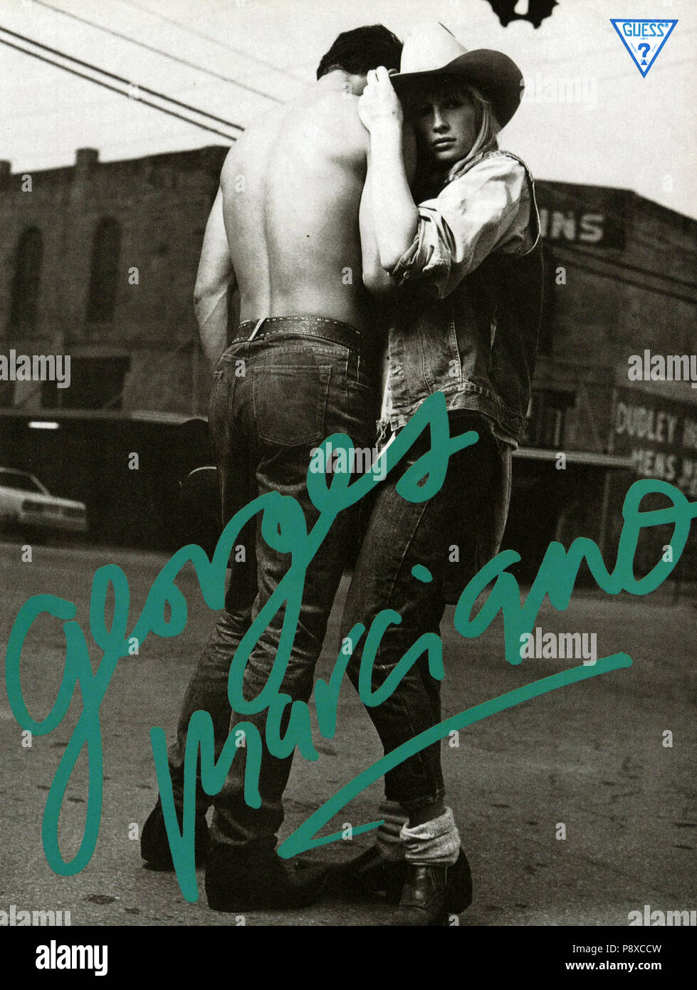 1980s USA Guess Magazine Advert Stock Photo - Alamy