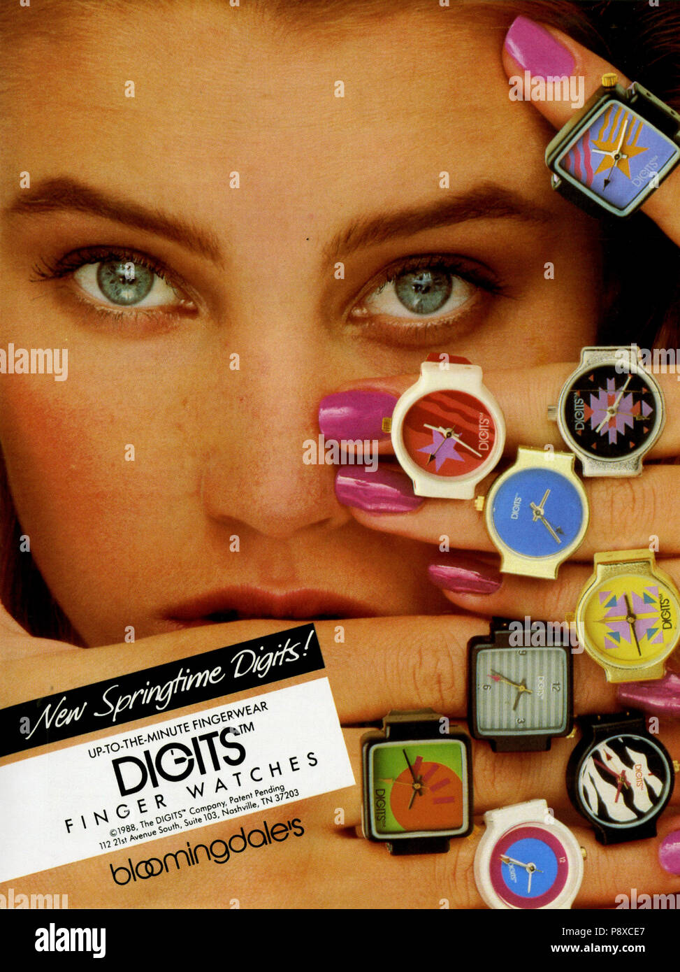 1980s advert fashion hi-res stock photography and images - Alamy