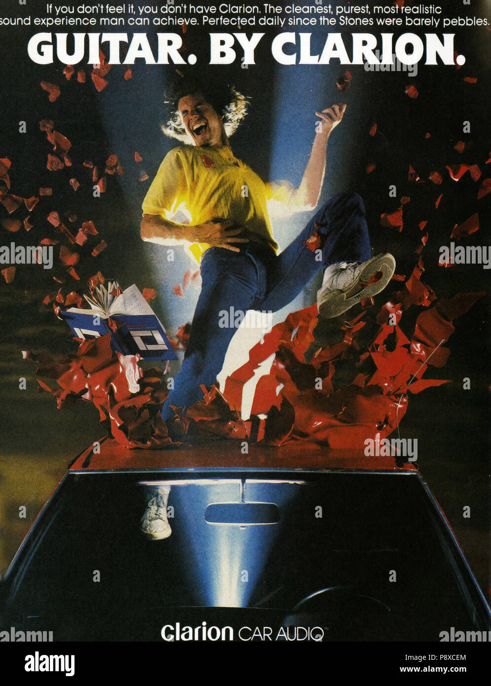 1980s USA Clarion Magazine Advert Stock Photo - Alamy