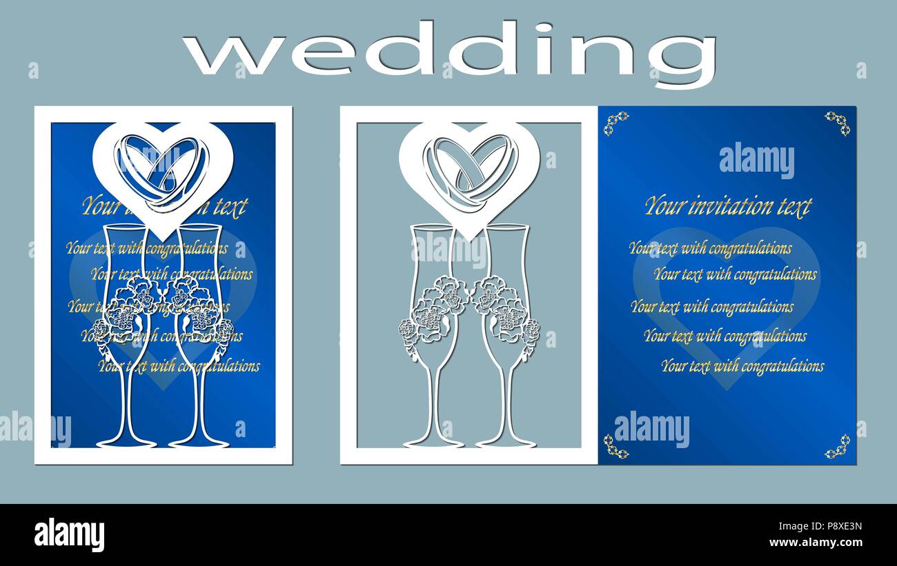 Inscription - wedding. wine glass, flowers, Rings, vector, illustration ...