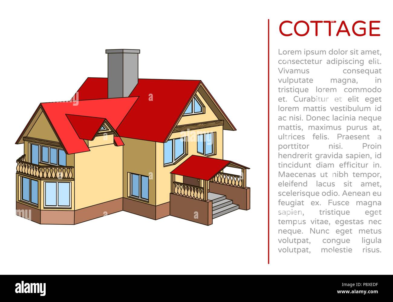 Cottage style window Stock Vector Images - Alamy