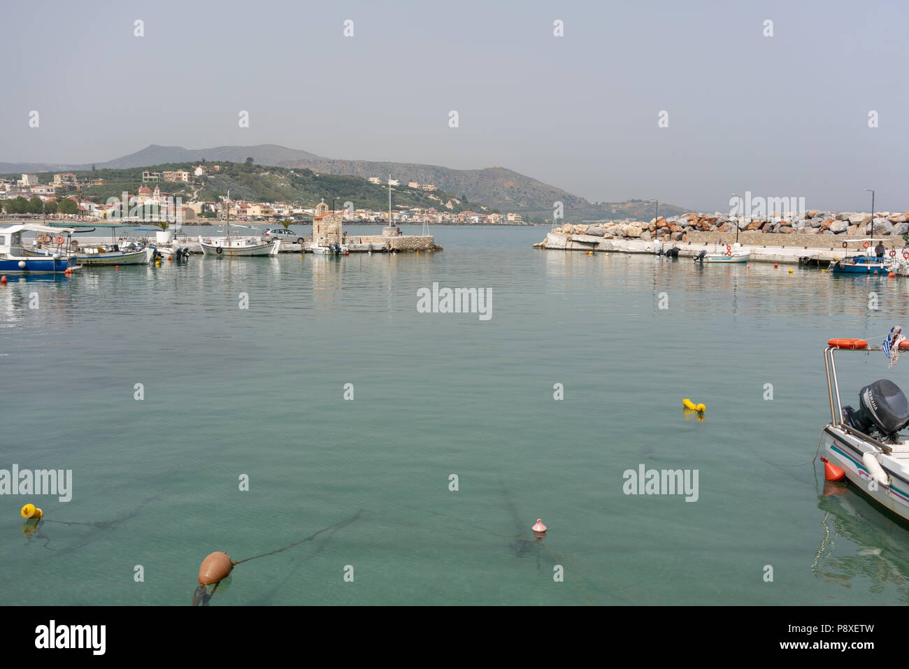 Kalives harbour hi-res stock photography and images - Alamy