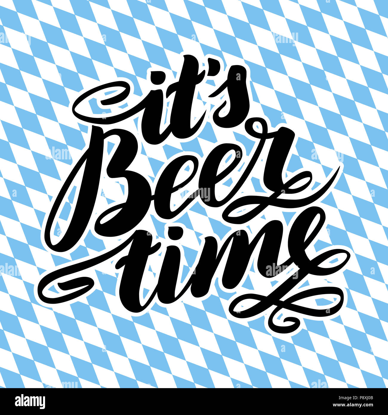 it s beer time. Traditional German Oktoberfest bier festival. hand ...