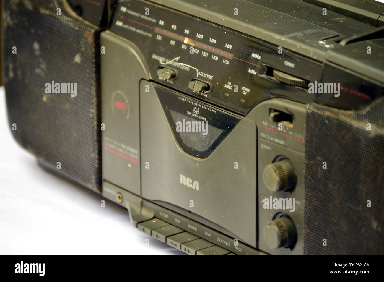 Old RCA music player system Stock Photo - Alamy