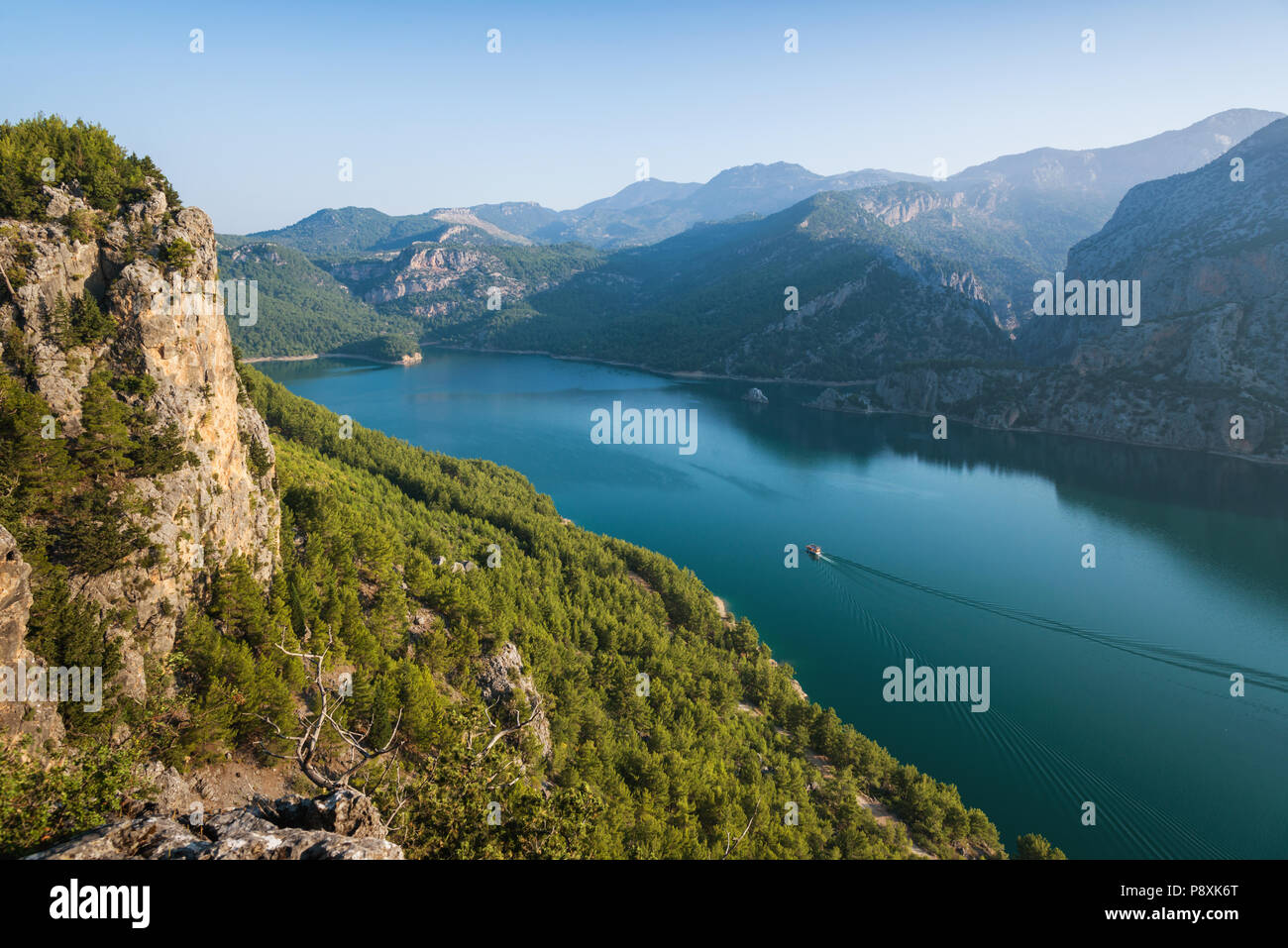 Aerial view of beautiful Green canyon, Turkey Stock Photo - Alamy