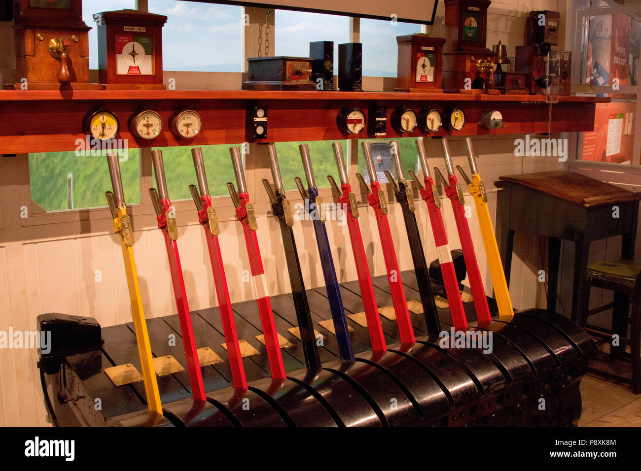 Vintage railway signal box hi-res stock photography and images - Alamy