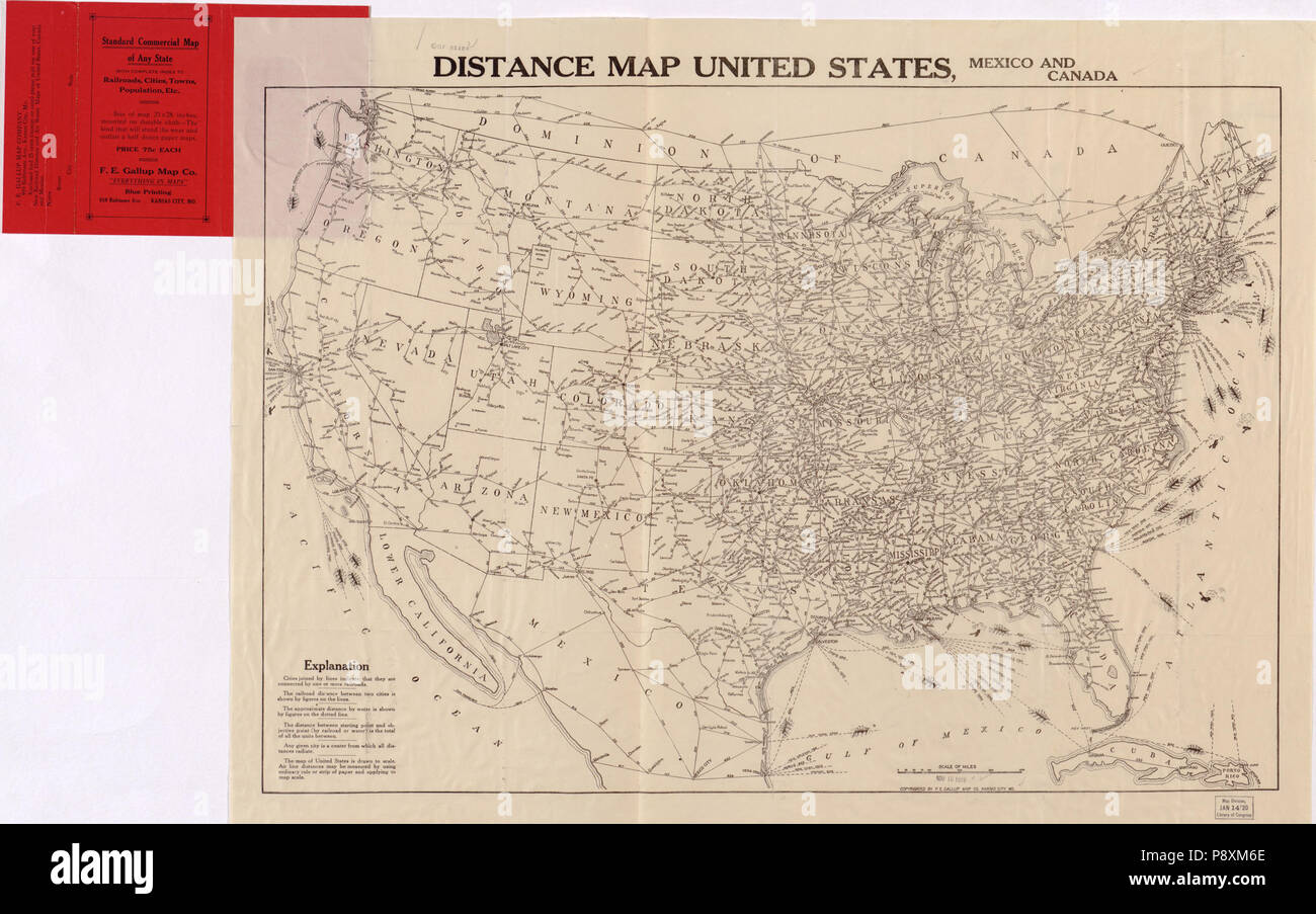 20th century mexico map hi-res stock photography and images - Alamy