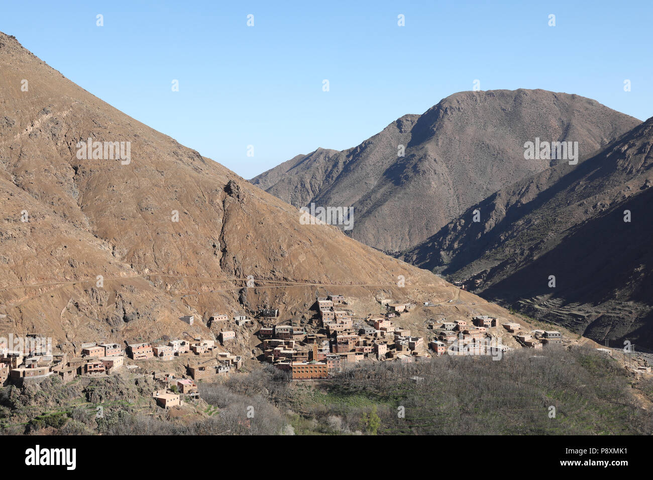 The Atlas Mountains, near Imlil, Morocco Stock Photo - Alamy