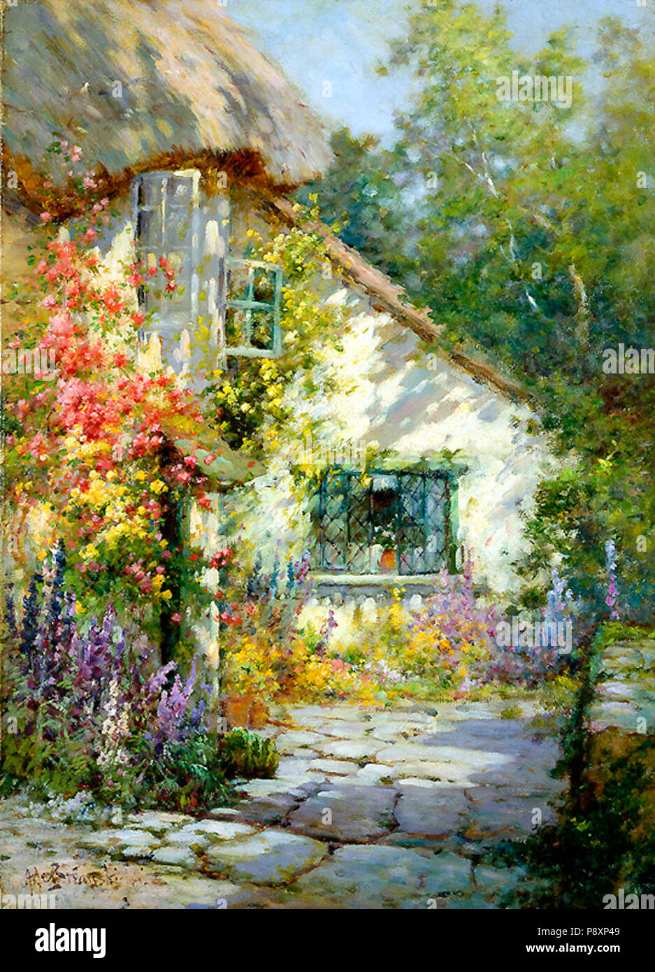 Devon landscapes paintings hi-res stock photography and images - Alamy