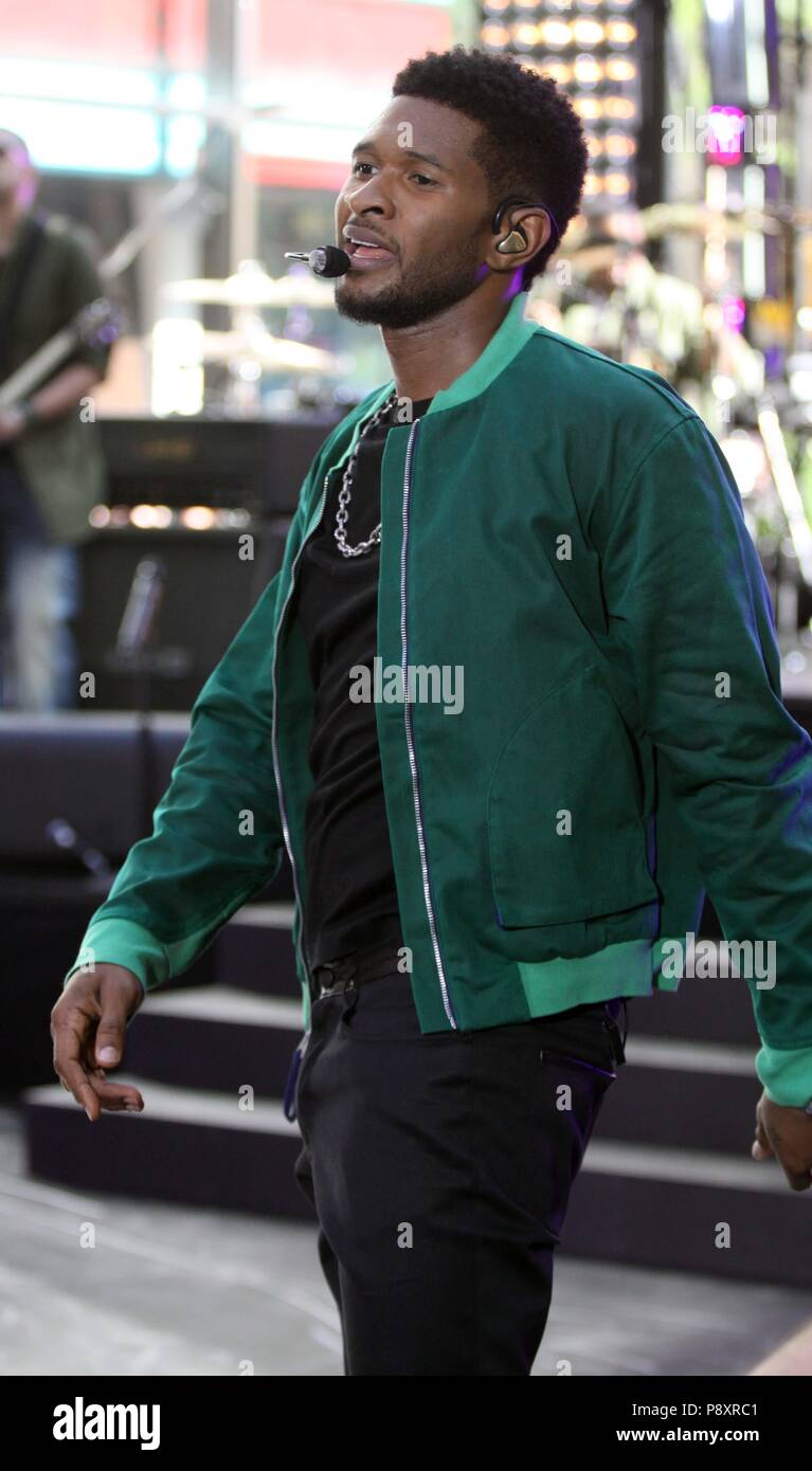 USHER concert at ''NBC Today '' show at Rockefeller Plaza 5-18-2012 ...