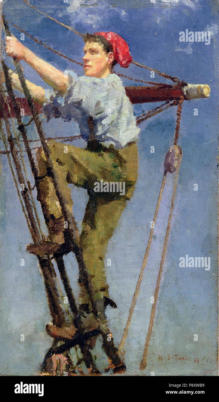 Henry scott tuke boy hi-res stock photography and images - Alamy