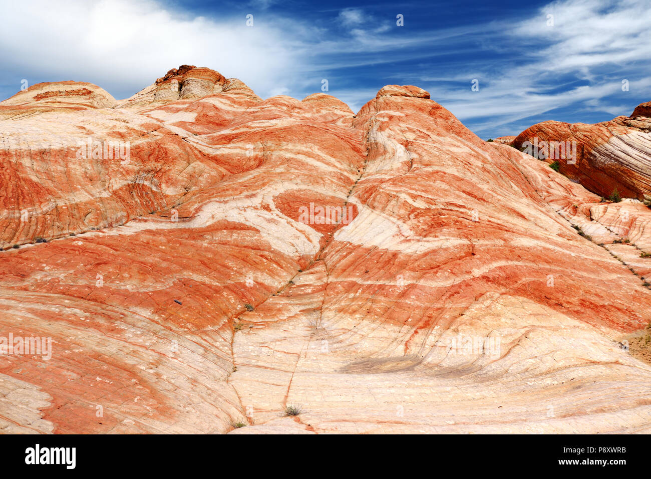 Stunning colorful sandstone formations of Yant Flat in Utah, USA Stock ...