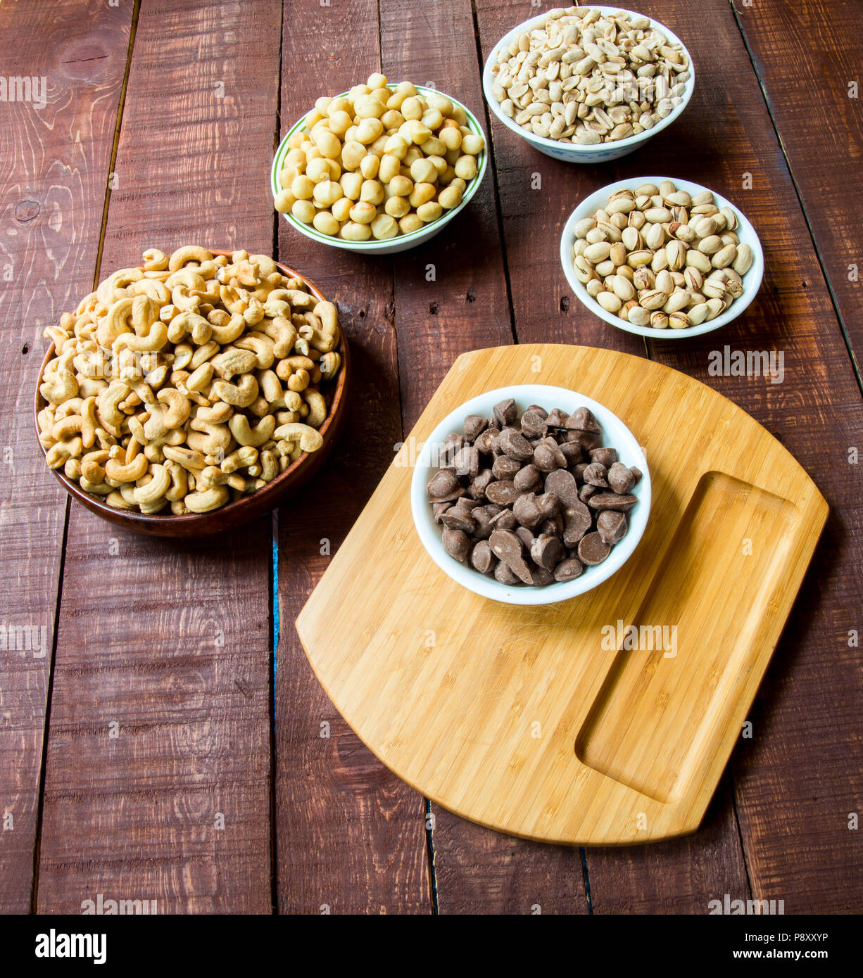 Chocolate covered cashews hi-res stock photography and images - Alamy