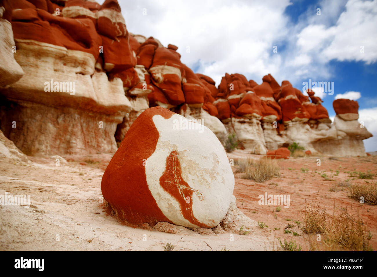 Amazing colors and shapes of sandstone formations of Blue Canyon in ...
