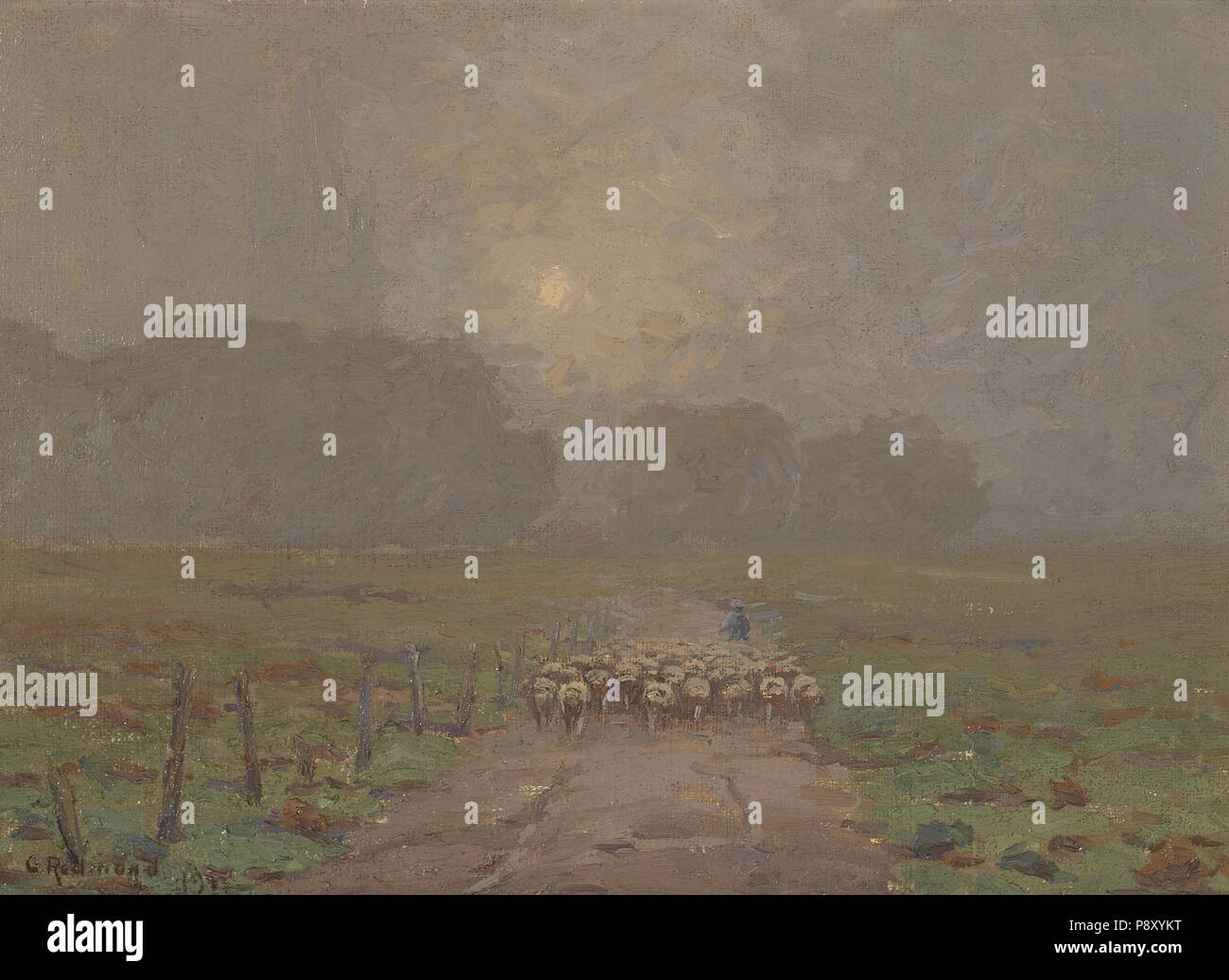 Early 1900s shepherd and sheep hi-res stock photography and images - Alamy