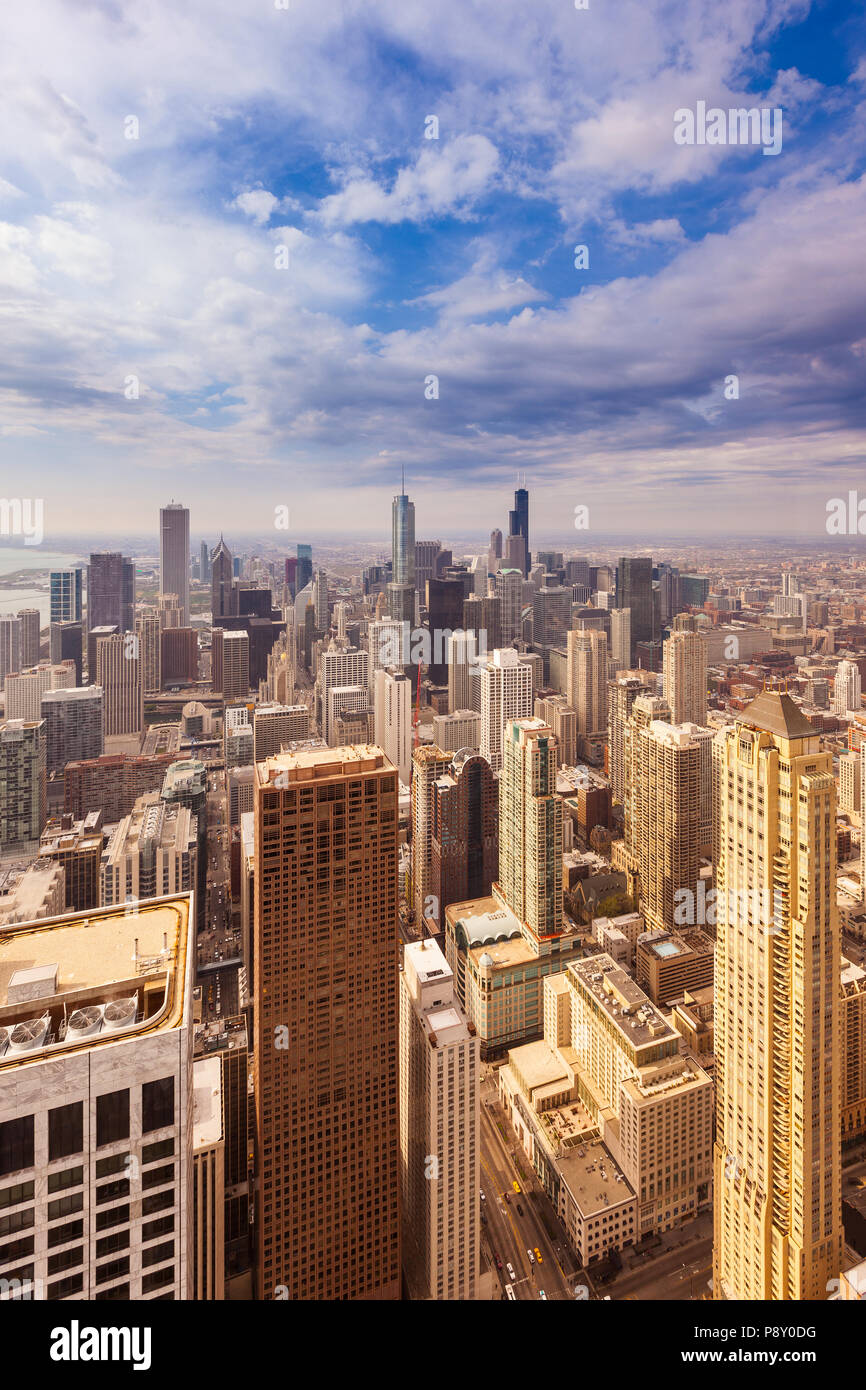 Magnificent mile chicago aerial hi-res stock photography and images - Alamy