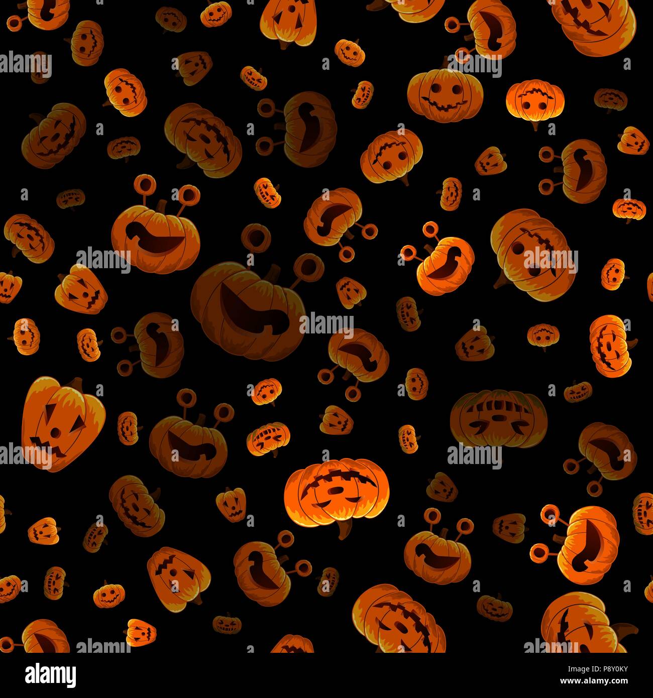 seamless background, on black, pumpkins to a hellovin, ridiculous and ...