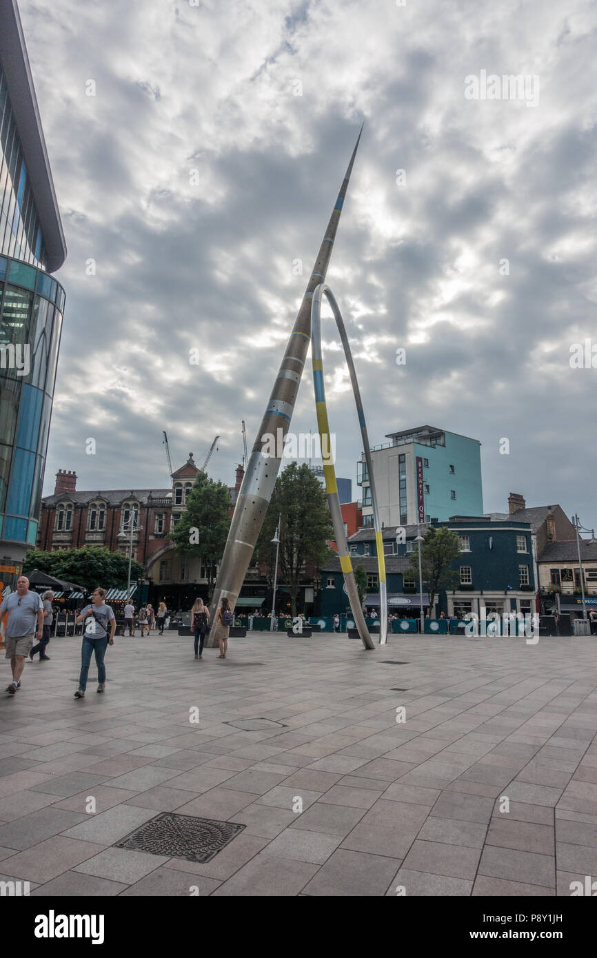 building and architecture in Cardiff city centre, wales, UK Stock Photo ...