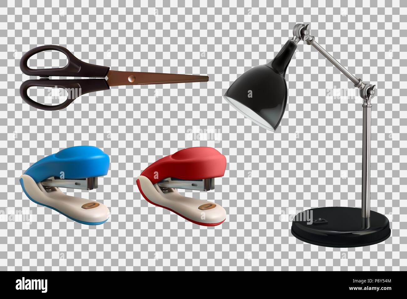 Collection of vector realistic stationery objects Stock Vector Image ...