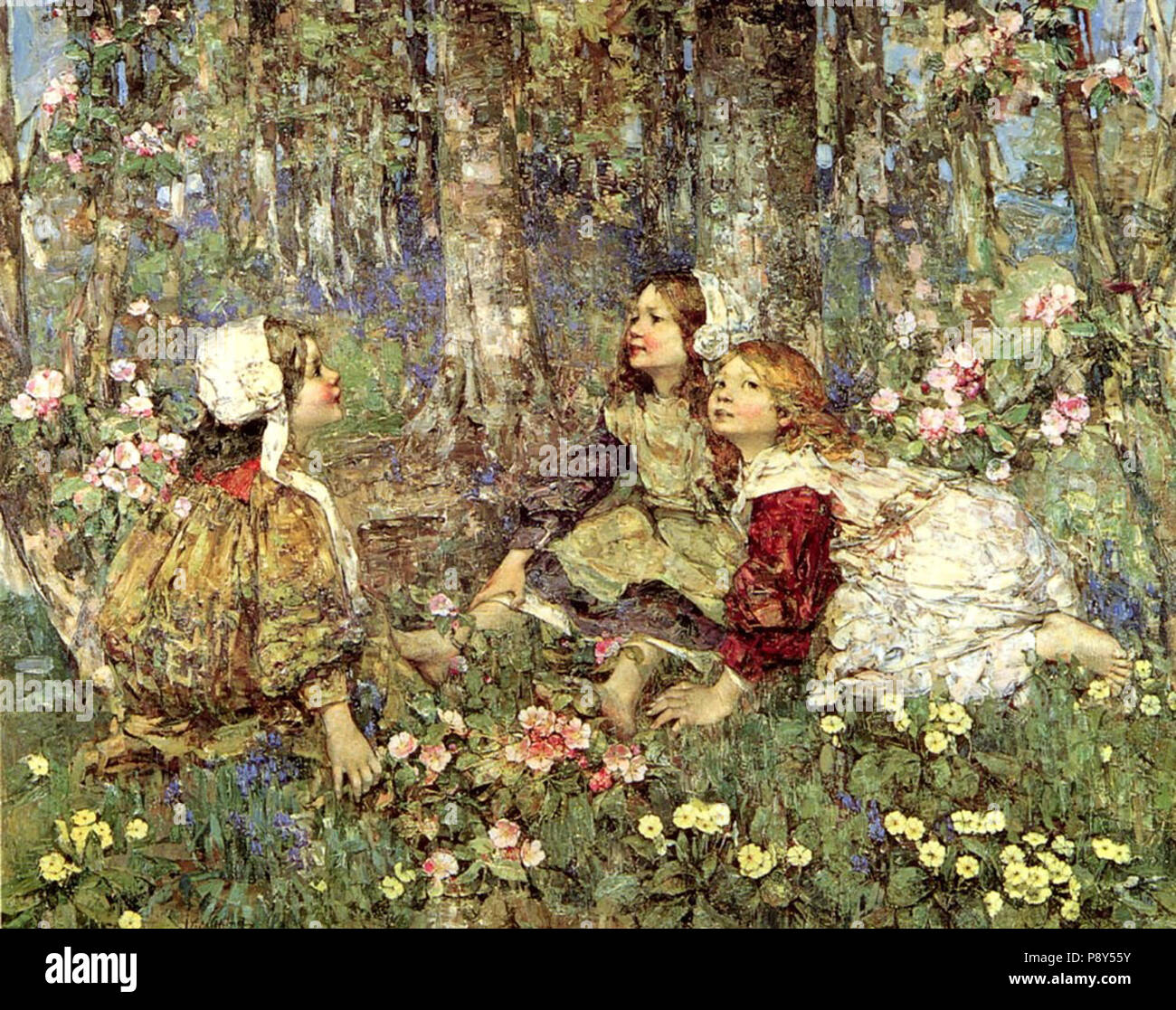 Edward atkinson hornel hi-res stock photography and images - Alamy