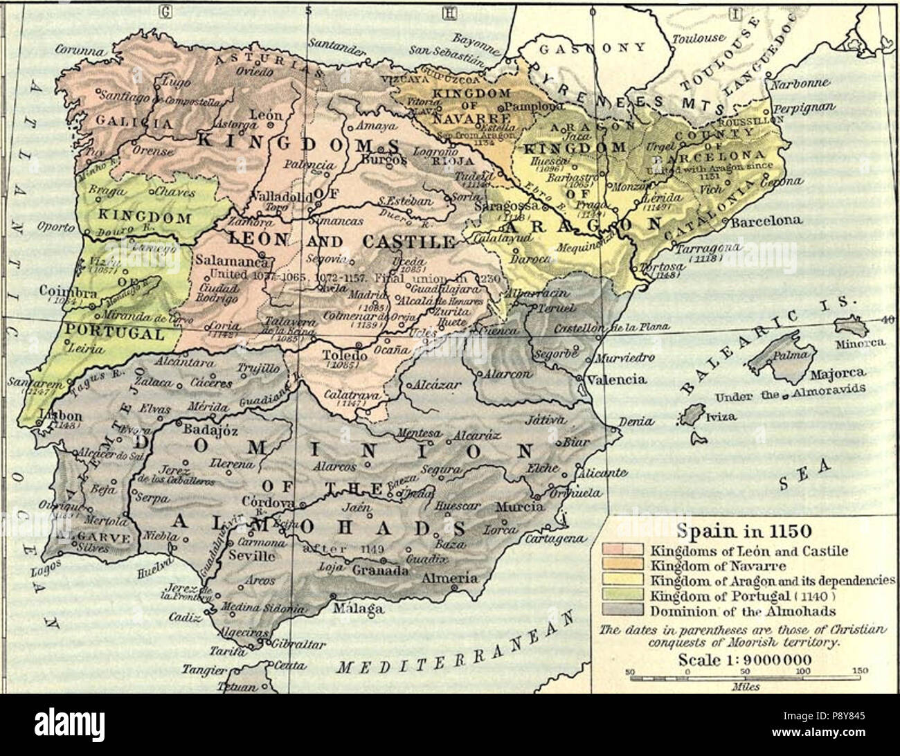 Christian and muslim kingdoms hi-res stock photography and images - Alamy