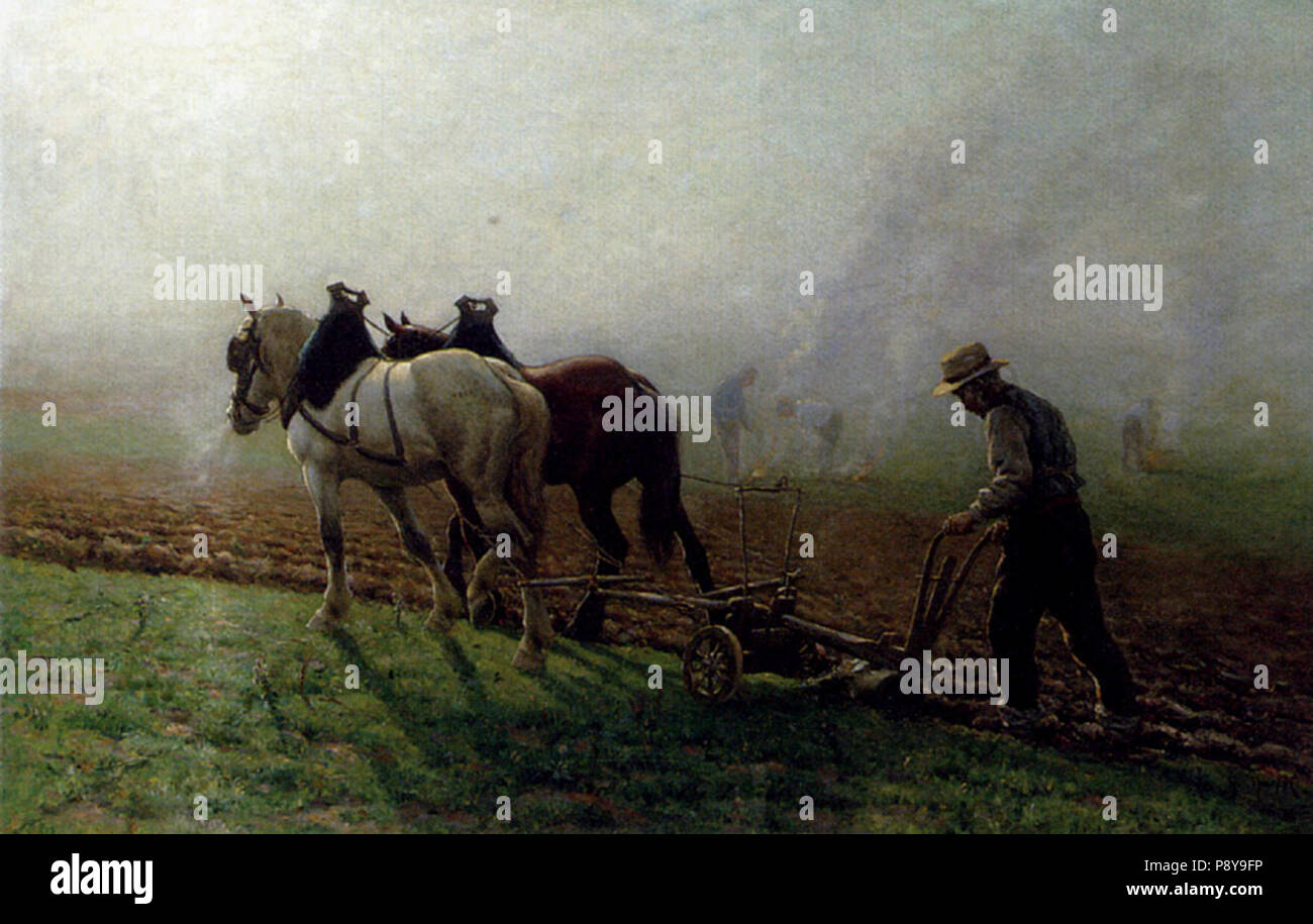 The early ploughman the early ploughman hi-res stock photography and ...