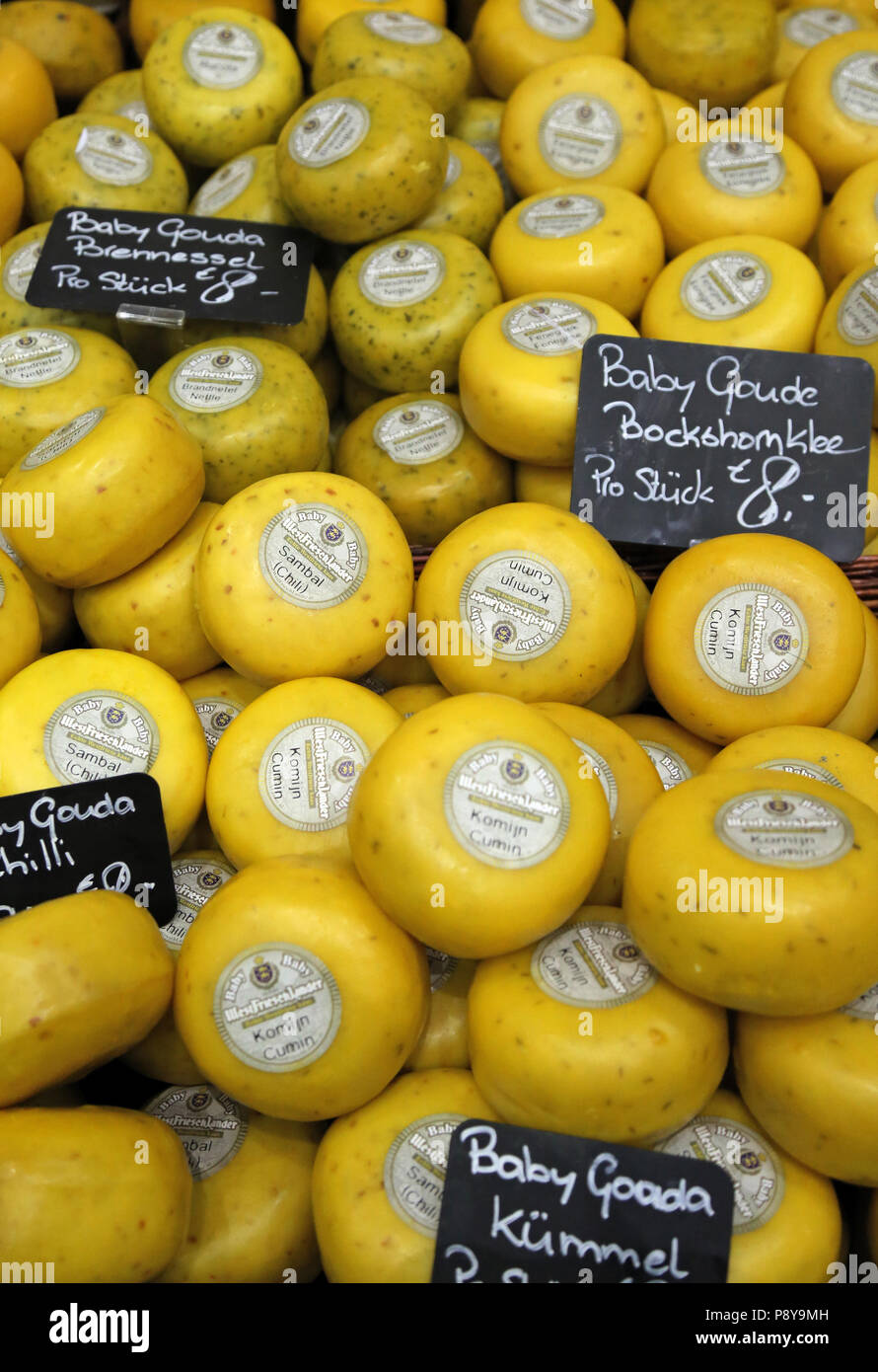 Berlin, Germany, small cheese slice Stock Photo - Alamy