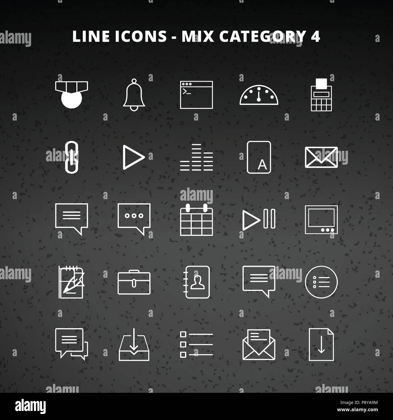 Line Mix Icons. For web design and application interface, also useful ...