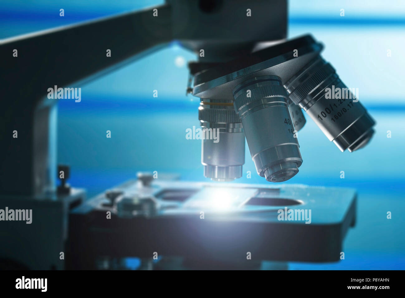 Microscope stage hi-res stock photography and images - Alamy