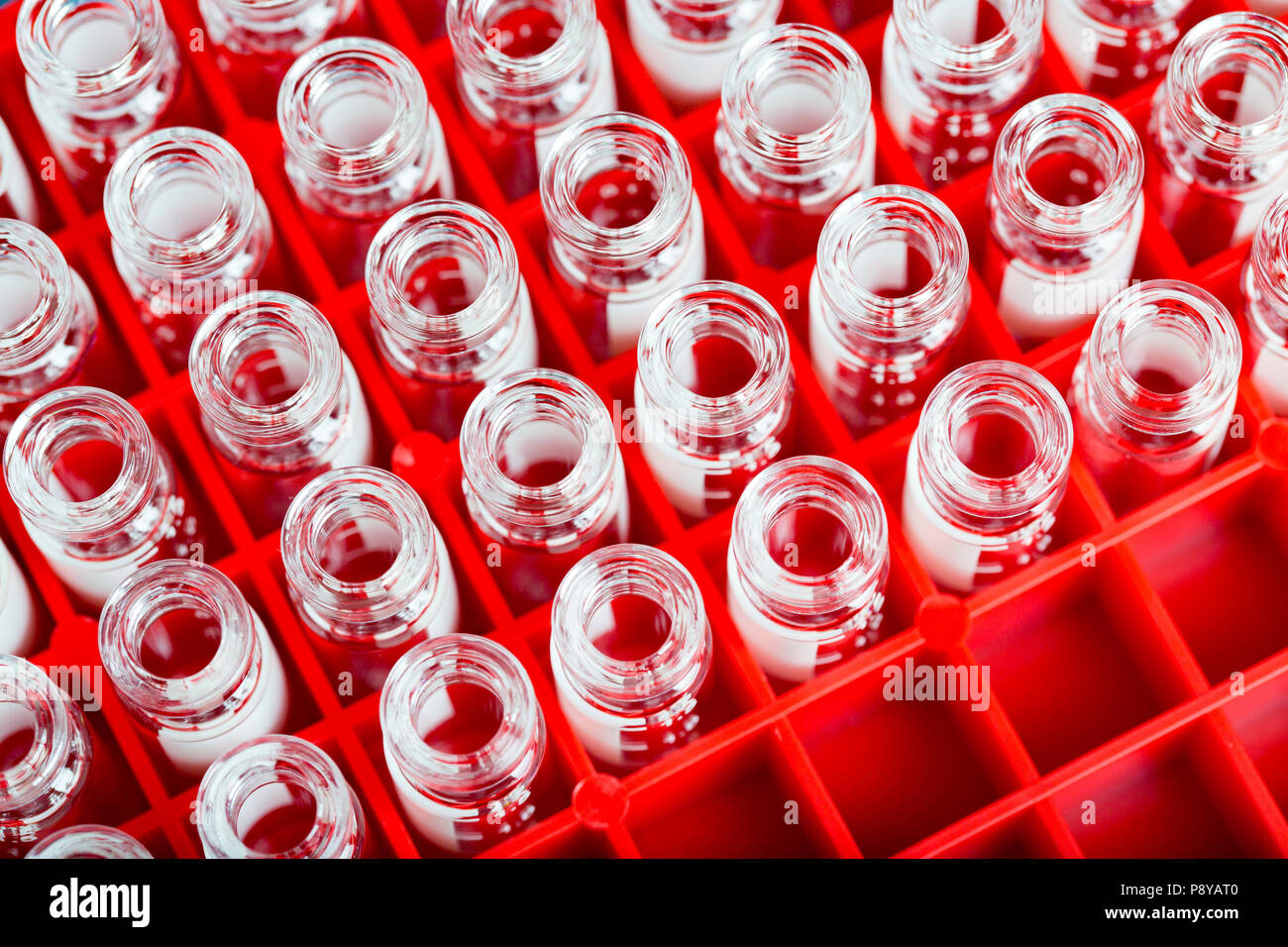 Phials in box Stock Photo - Alamy