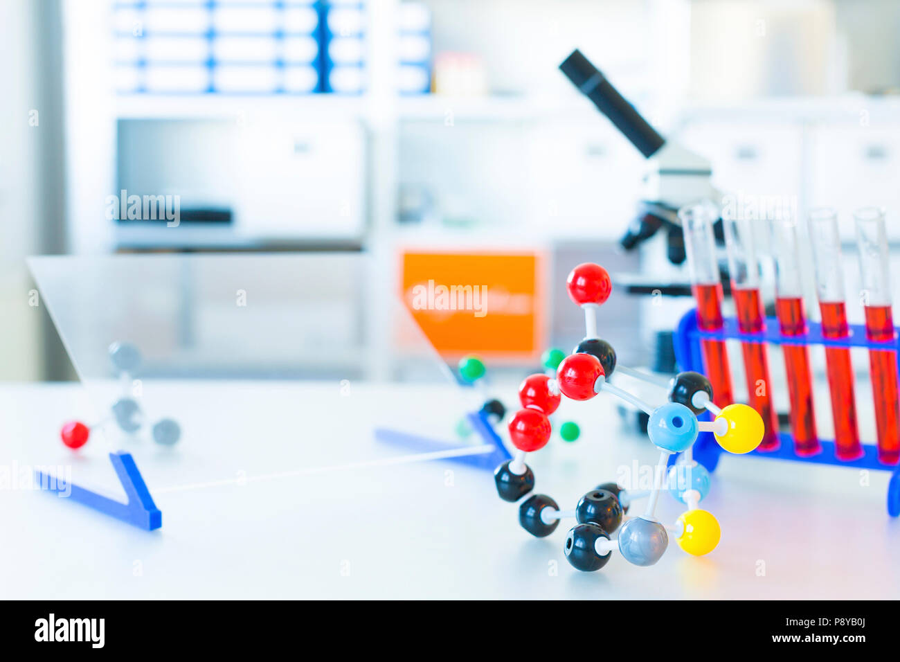 Biochemistry research, conceptual image Stock Photo - Alamy
