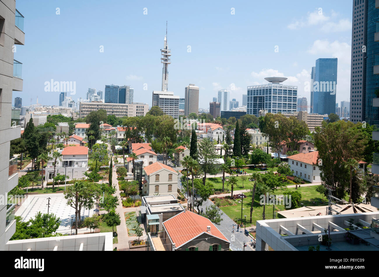 Sarona, A German templer settlement, Tel-Aviv, Israel Stock Photo - Alamy